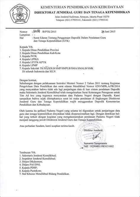 Contoh Surat Pernyataan Jumlah Data Siswa Sesuai Dapodik Surat Permohonan Desain Contoh