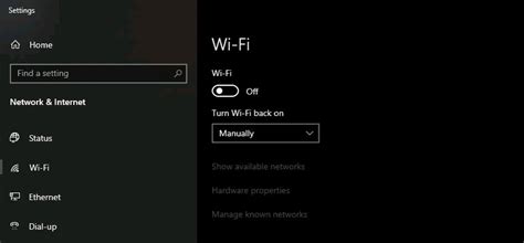 So I Dont Know What Happened But My Wifi Isnt Turning On It Has Gone Off Automatically For
