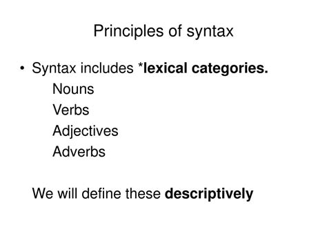 Ppt Syntax And Semantics Powerpoint Presentation Free Download Id