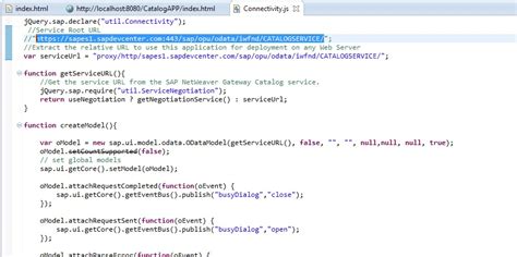 Error While Accessing Odata Service From A Sap Ui Sap Community
