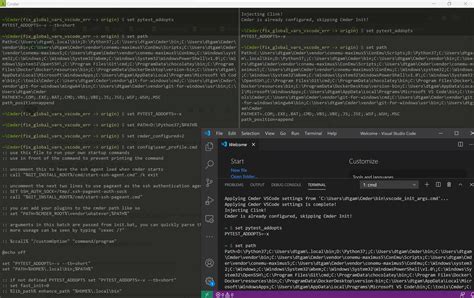 vscode integration results in an inconsistent environment · issue 2299