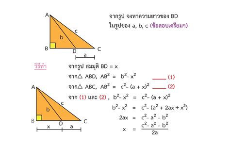 ทำความเข้าใจทฤษฎีบทพีทาโกรัส สรุปเน้นๆ พร้อมโจทย์และเทคนิค