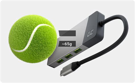 Adapter Docking Station Hub Usb C Pd 85w Gc Connect 7in1 3x Usb A 3 1