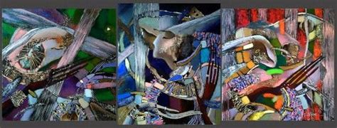 Купити картину «Струни абстракція олійними фарбами на полотні в стилі абстрактний