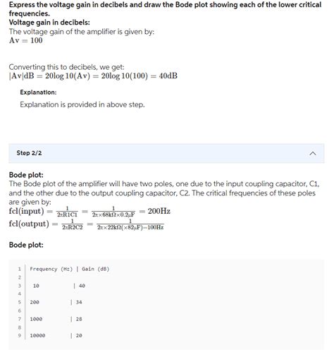 Solved Could Someone Help Me Construct A Bode Plot For The Chegg Com