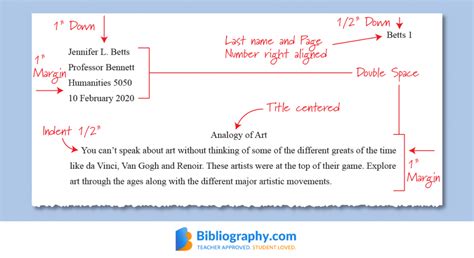 Mla Paper Format Simple Guidelines To Follow