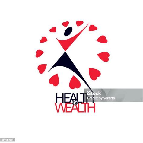 의료 재활 추상 로고 상징 건강 한 라이프 스타일은 강한 심장입니다 벡터 일러스트 레이 션의 흥분 된 사람을 제기 손을 위로 0명에 대한 스톡 벡터 아트 및 기타 이미지