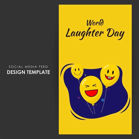 Premium Vector Vector Illustration Of Happy World Laughter Day Social