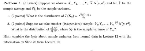 solved problem 5 5 points suppose we observe