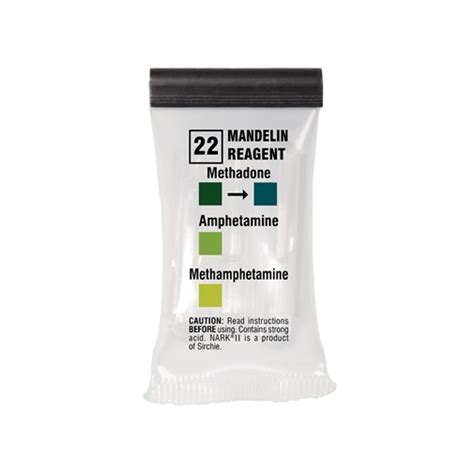 Nark Ii Mandelin Reagent Methadone Nark Ii Presumptive Narcotics