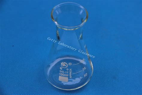 Lab Glass 100 Ml Conical Flask Erlenmeyer Flask With Wide Mouth Borosilicate Glass 3 3 Wish