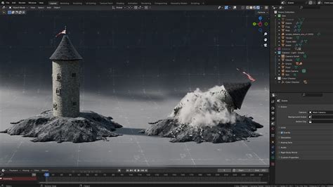 Houdini To Blender Geometry Nodes Workflow Finished Projects