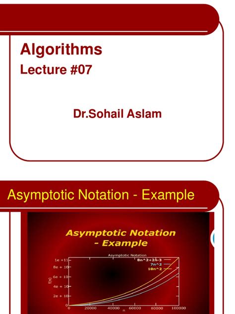 Fundamentals Of Algorithms Cs502 Power Point Slides Lecture 07 Pdf
