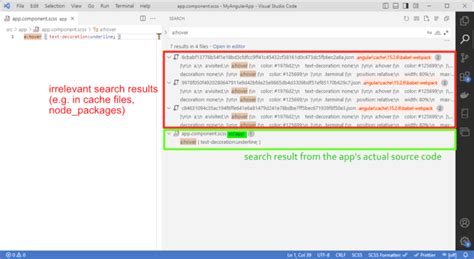 exclude files from vs code search and share it with the team tim