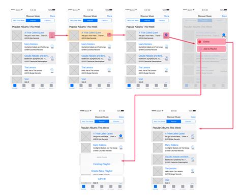 Mobile App Wireflow This Simple Wireflow Shows A Sequence Of Several