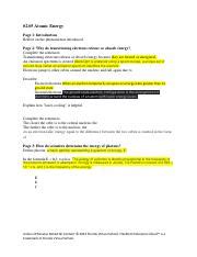 Understanding Atomic Energy Exploring Electron Transitions And Course Hero