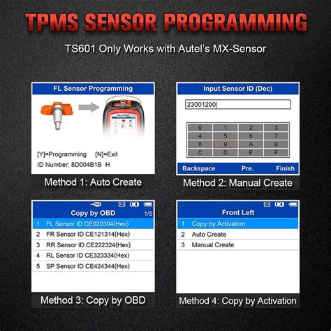 Autel Tpms Diagnostic And Service Tool Maxitpms Ts601