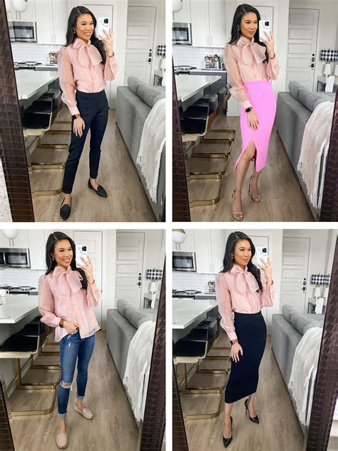 How To Style A Bow Blouse Four Stunning Ways Color Chic