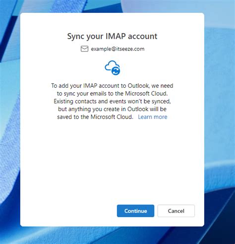Adding Imap Accounts To New Outlook Itseeze Responsive Websites