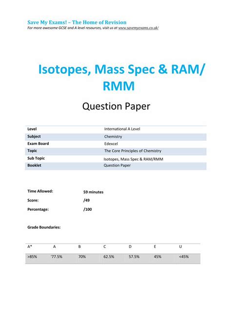 Pdf Isotopes Mass Spec And Ram Rmm Dokumen Tips