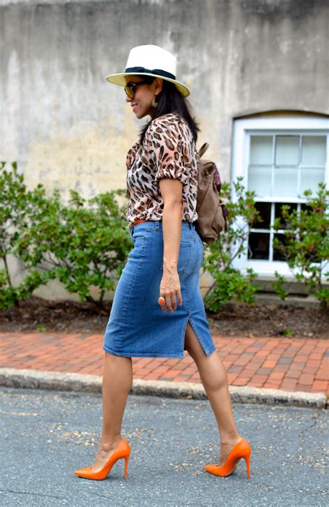 Denim Pencil Skirt My Small Wardrobe