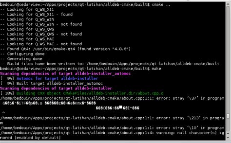 C Error While Building A Qt 4 Project Using Cmake Stack Overflow