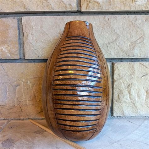 Handmade Gourd Guiro Latin Percussion Instrument With Stick Etsy
