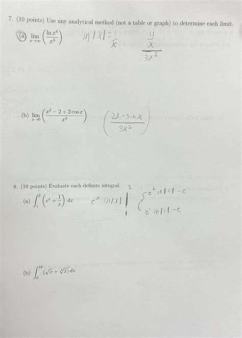 Solved 7 10 Points Use Any Analytical Method Not A Table
