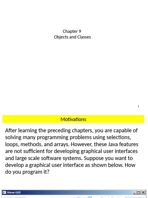 09 Objects And Classes Pdf