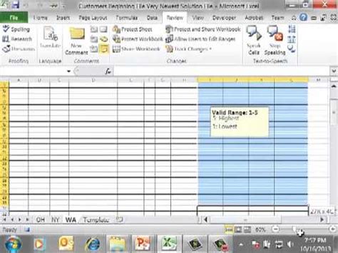 CSE 2111 Lecture Data Validation Worksheet Protection And Macros YouTube