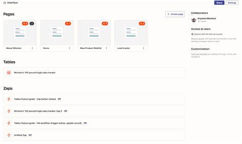 zapier interfaces a no code app builder powered by automation