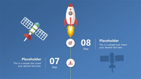 Rocket Timeline Powerpoint Template Slidemodel