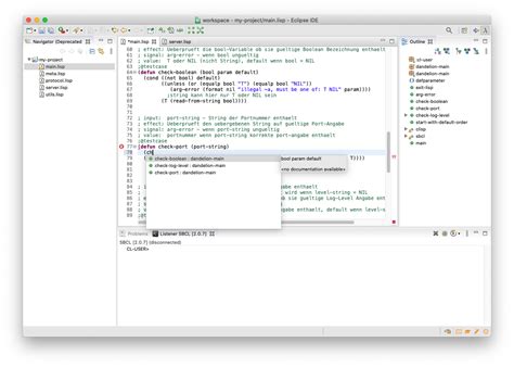 Github Ragnaroekdandelion Eclipse Common Lisp Editor
