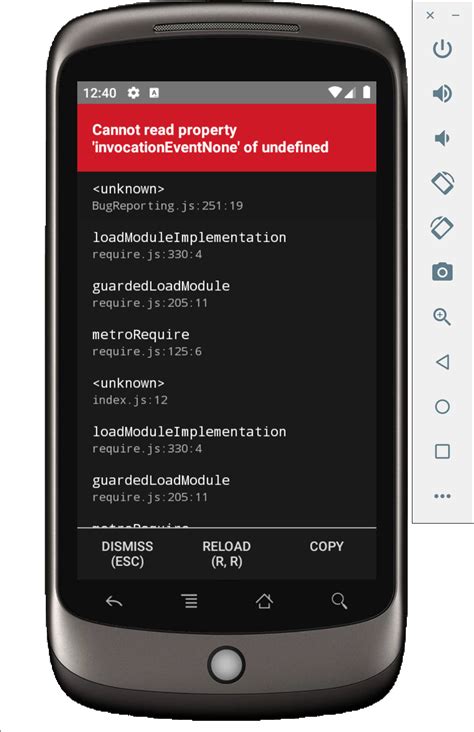 Android Cannot Read Property Invocationeventnone Of Undefined