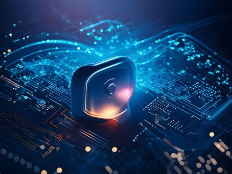 Premium Ai Image Secure Connection Or Cybersecurity Service Concept Of Compute Motherboard