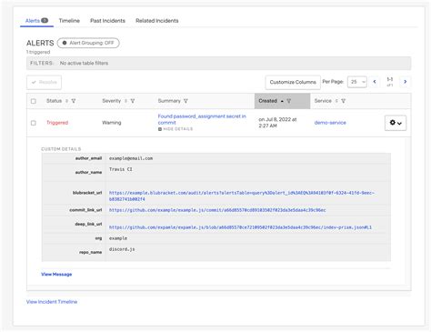 Pagerduty Integration Blubracket Documentation