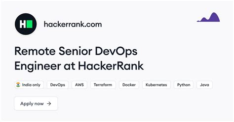 Himalayas On Linkedin Remote Senior Devops Engineer Job At Hackerrank