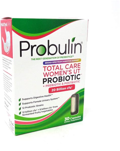 Probulin Probiotic Total Care Women 20billion Capsules Locatel Health