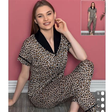 Пижама с леопардов принт