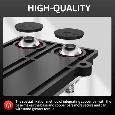 250a 4xm10 Dual Row Busbar Positive And Negative Power Distribution Bl Daier