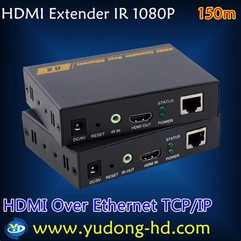 TCP IP Standard HDMI Network Networking HDMI Extender 150m Over Cat5 Cat6 Cable Unlimited