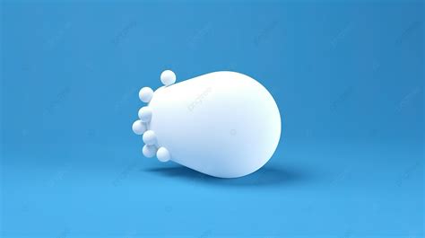 흰색 연설 거품의 3d 렌더링 파란색 배경 말풍선 생각 거품 채팅 3d 배경 일러스트 및 사진 무료 다운로드 Pngtree