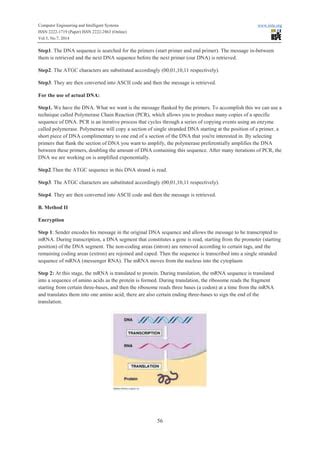 Secure Data Transmission Using Dna Encryption PDF