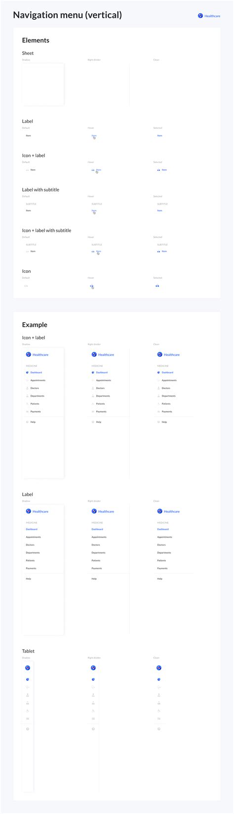 Healthcare Dashboard Ui Kit On Behance