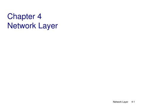 Ppt Chapter Network Layer Powerpoint Presentation Free Download Id