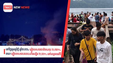 នៅខេត្តរតនគិរី ភ្ញៀវទេសចរជាតិមានការថយចុះ ២ ៧៣ ខណៈភ្ញៀវទេសចរបរទេសមានកើនឡើង ២ ៥១
