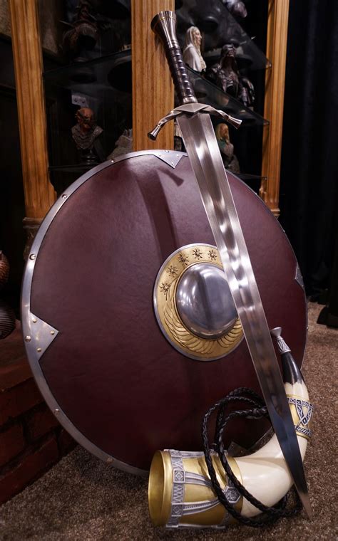 Tolkien Shield With Swords Lord Of The Rings Inspired Viking Shield