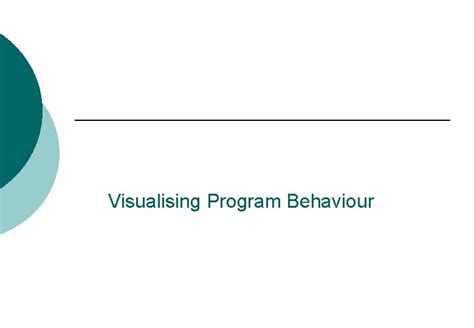 Visualising Program Behaviour Program Visualisation Tools In Ecli
