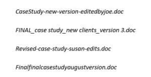 How To Create A File Naming System That Works Writing Agency Technical Writers Ghostwriters