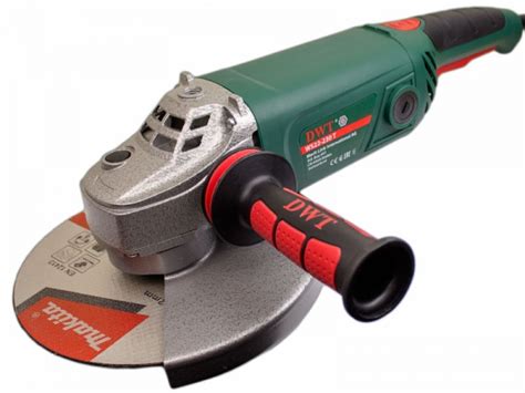 Большая болгарка 230мм DWT WS22-230 T с плавным пуском купить в E-1